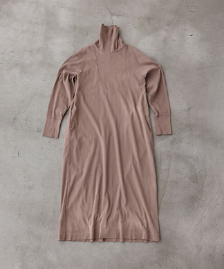 轟木節子タートルネックブサムドレス-ゆったりサイズ(ウィメンズ・長袖)_3133829 – BIWACOTTON